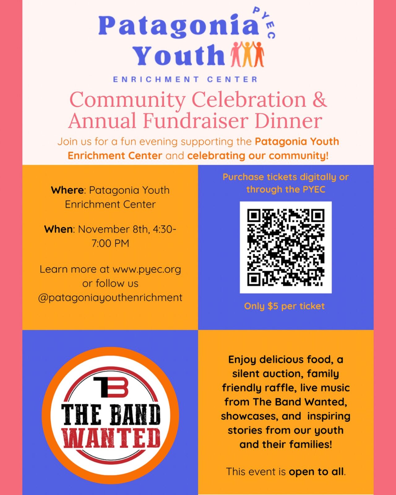 Patagonia Youth Enrichment Center Fundraiser Dinner | Patagonia Public ...